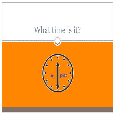 What time is it? | PPT