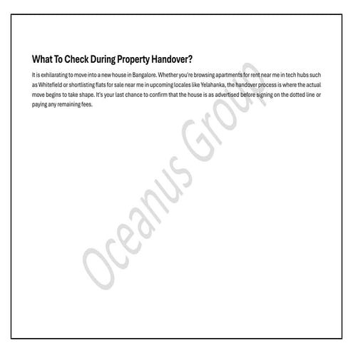 What to check during property handover.pdf