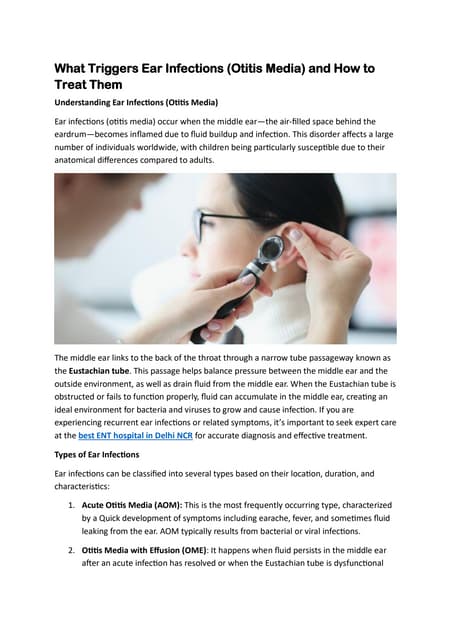 OTITIS MEDIA CASE PRESENTATION(CASE STUDY) | DOCX