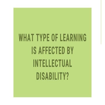 What type of learning is affected by intellectual disability.pdf
