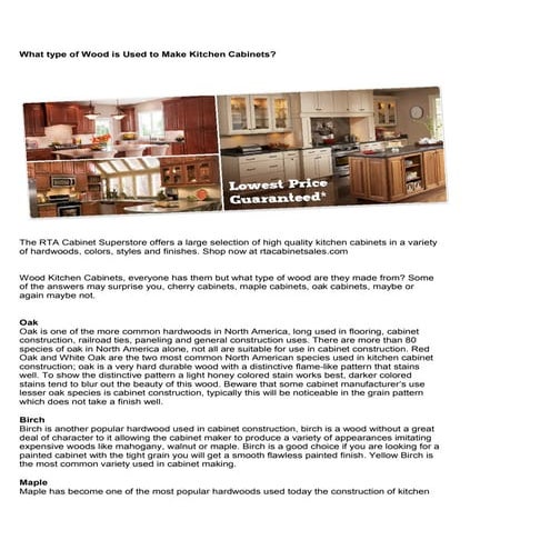 Kitchen Cabinet Design | PDF