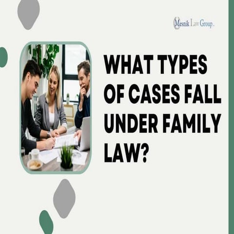 What Types of Cases Fall Under Family Law? | PPT