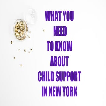 What you need to know about child support in new york | PDF
