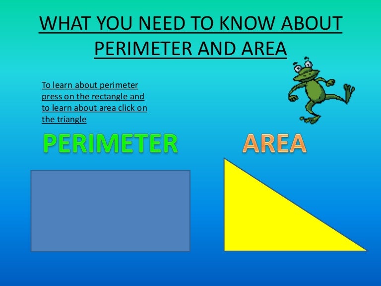 What you need to know about perimeter and