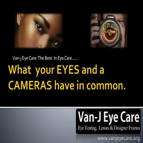 Similarities Between Your Eyes and A Camera | PPTX