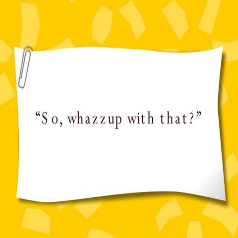 Whazzup | PPT
