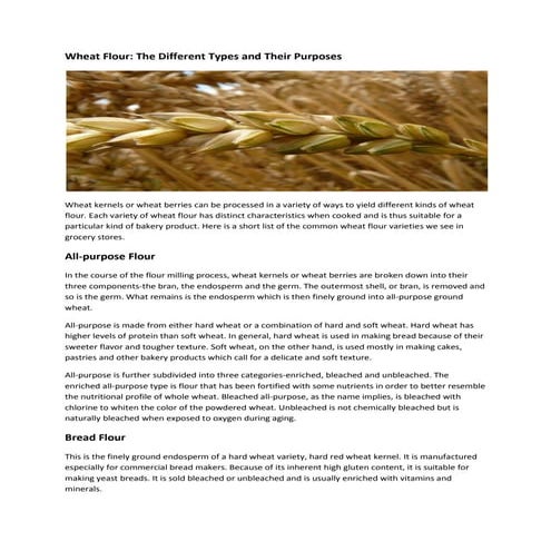 Wheat flour | PDF