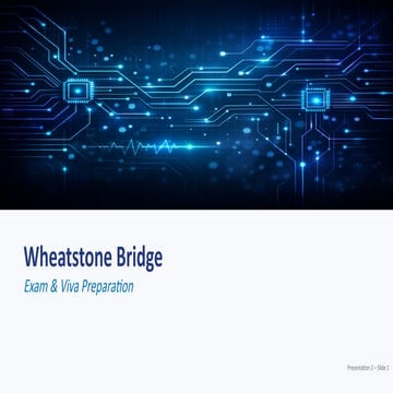 wheatstone_bridge_basic.pptxffjdjdjhdjsjs | PPTX