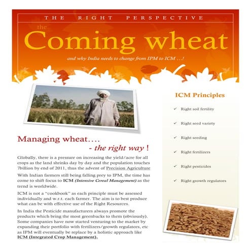 The Coming Wheat | PDF