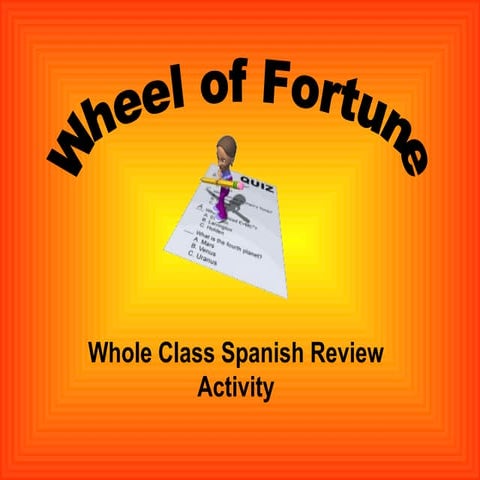 Spanish Wheel of Fortune | PPT