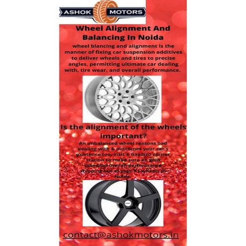 Wheel Alignment And Balancing In Noida | PDF | Auto Technology | Automotive