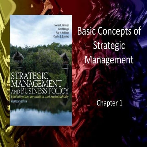 Basic Concepts of Strategic Management Chapter 1 .docx