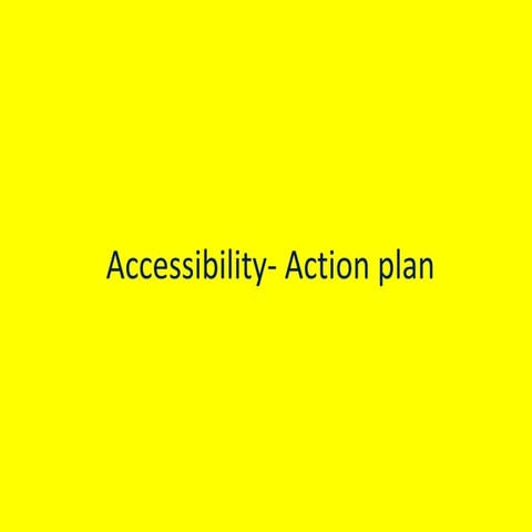 Wheelchair accessibility-action-plan | PDF