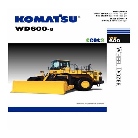 Wheel Dozers - WD600-6 | PDF