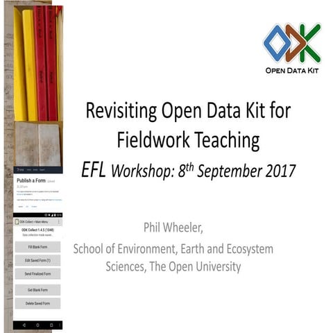Open Data Kit, Digital data collection tool, training manual.pptx