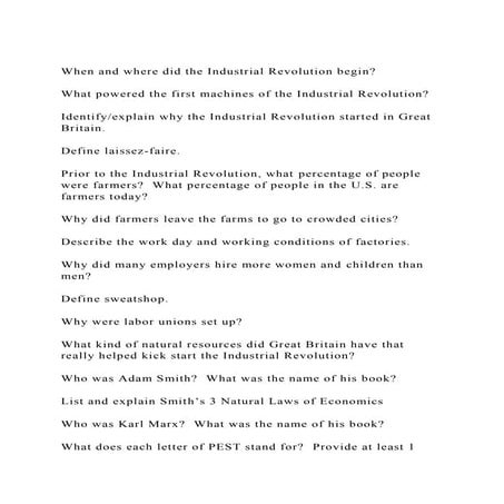 An introduction to industrialization | PPTX