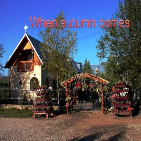 When autumn comes | PPTX
