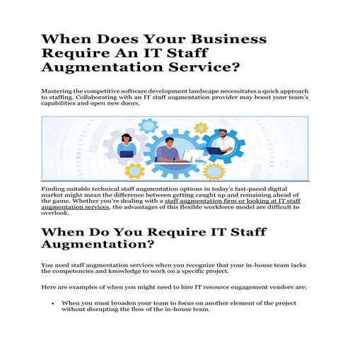 When Does Your Business Require An IT Staff Augmentation Service.pdf