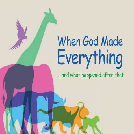 When_God_Made_Everything_English -Bible Stories | PDF