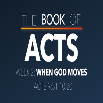 When god moves | PPT