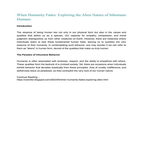 When Humanity Fades_ Exploring the Alien Nature of Inhumane Humans.pdf