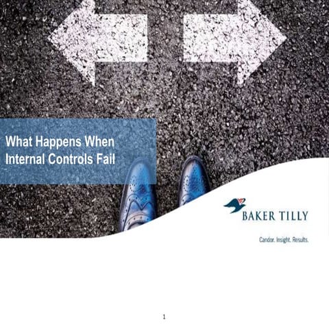 When Internal Controls Fail - Baker Tilly | PPTX | Credit Cards | Personal Debt