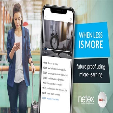 WEBINAR | When less is more future proof using micro-learning [EN] | PPT