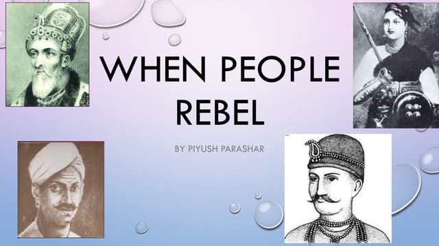 Revolt of 1857 | PPT