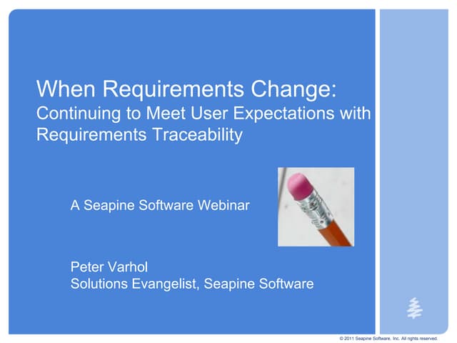 Requirements traceability in devops and its challenges | PPTX