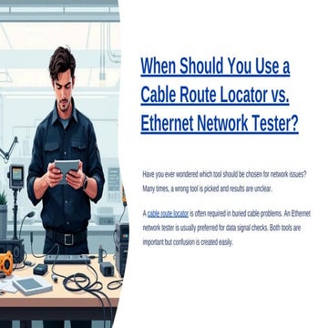 When Should You Use a Cable Route Locator vs. Ethernet Network Tester ...