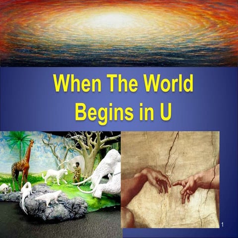 When the world begins in u edmond fernandes | PPT