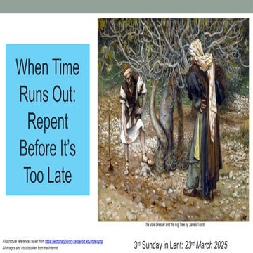 When Time Runs Out 230325 Holy Light LC.pptx