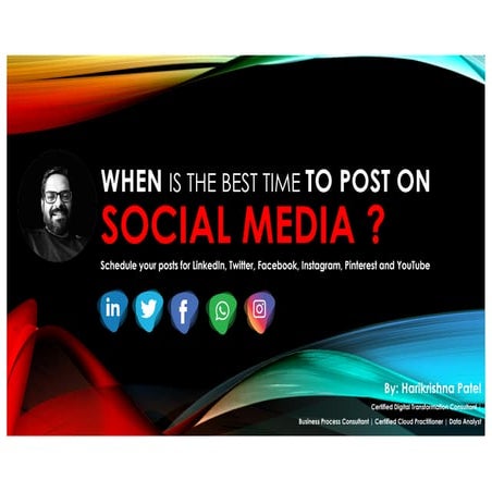 A Complete Guide To The Best Times To Post On Social Media (And More ...