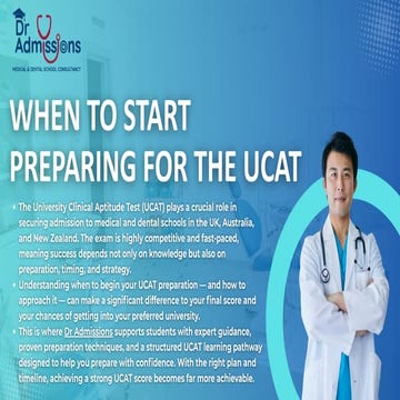 When to Start Preparing for the UCAT Course | PDF