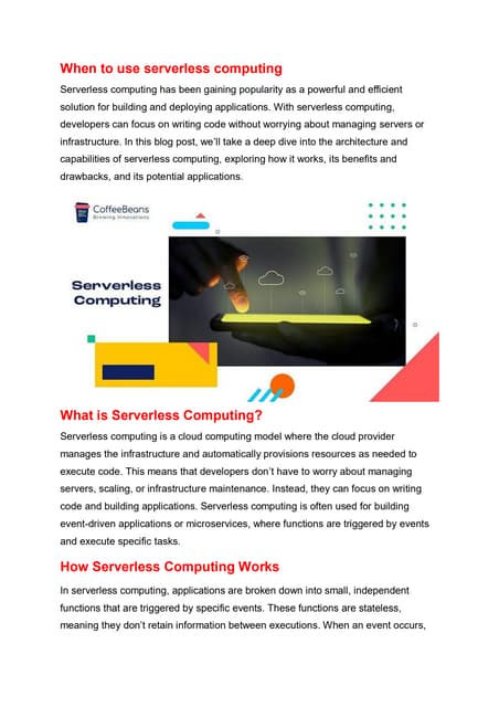 What Is Serverless Computing Pptx