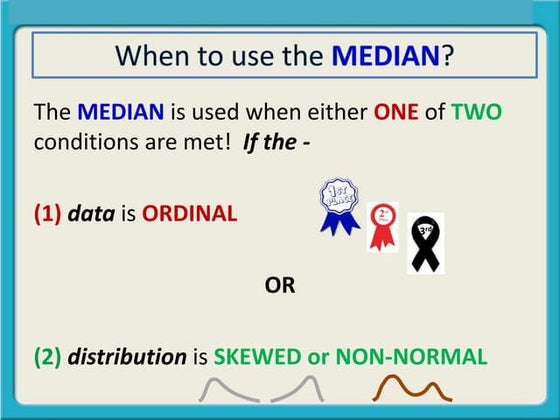 When to use the mean | PPT