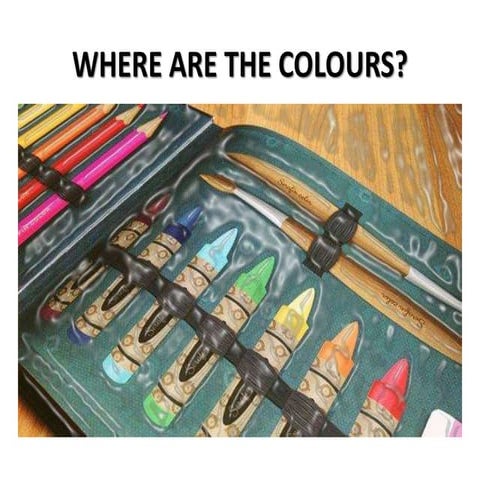 WHERE ARE THE COLOURS? | PPTX