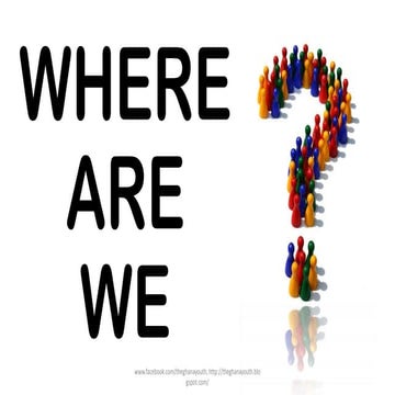 Ghanaian Youth,Where are we? | PPSX