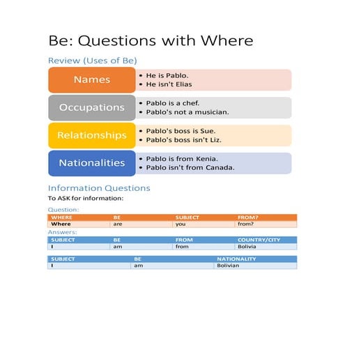 Where are you from | DOCX