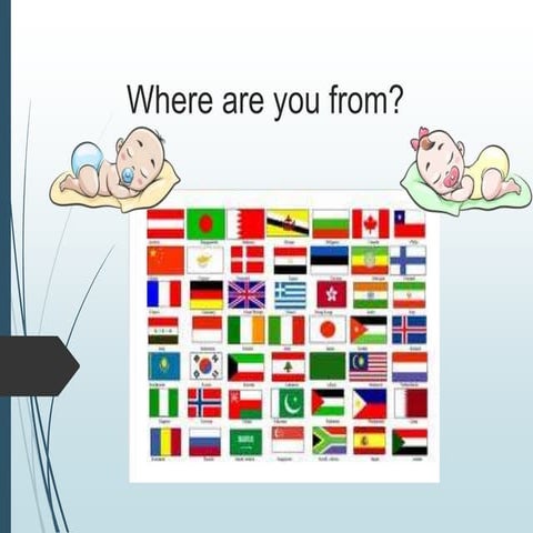 Where are you from, Countries and Nationalities Presentation | PPTX