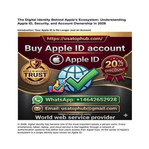 how do i buy Best Websites To Buy Apple ID Accounts With Clear & ...pdf