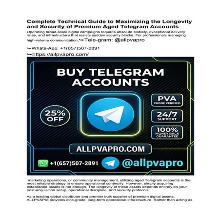 How To Maximize Content Outreach By Buying Telegram Accounts.docx