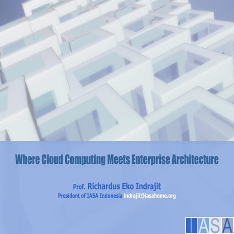 Where cloud computing meets Enterprise Architecture | PDF | Cloud Computing | Internet