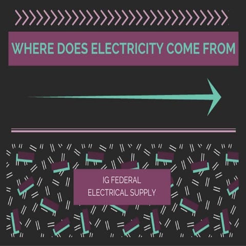 Where Does Our Electricity Come From | PDF