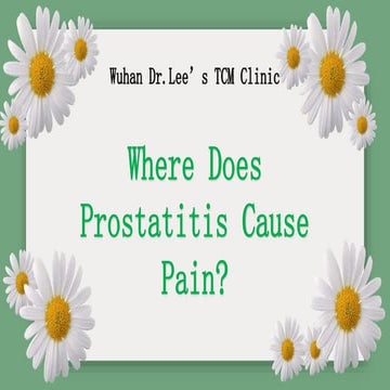 Prostatitis: Explained Symptoms, Causes, & Treatment Guide | PPTX