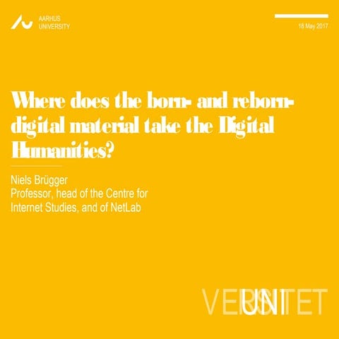 Where does the born- and reborn-digital material take the Digital ...