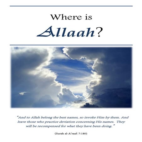Where is Allah? | PDF