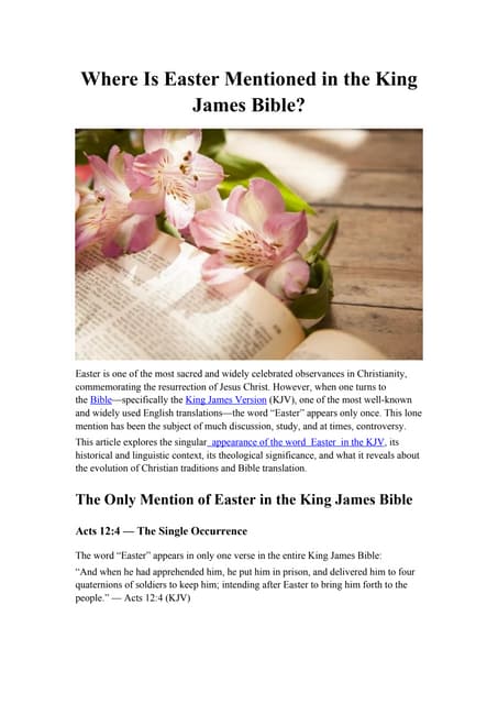 What is Easter in the Old Testament.docx
