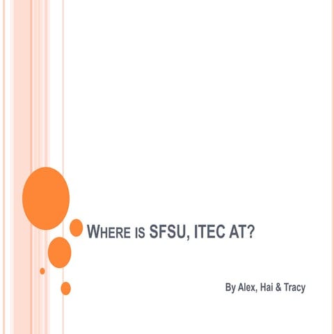 Where's ITEC | PPTX