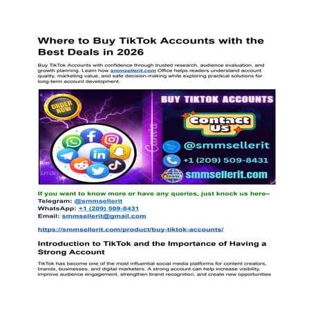 Where to Buy TikTok Accounts with the Best Deals in 2026.pdf